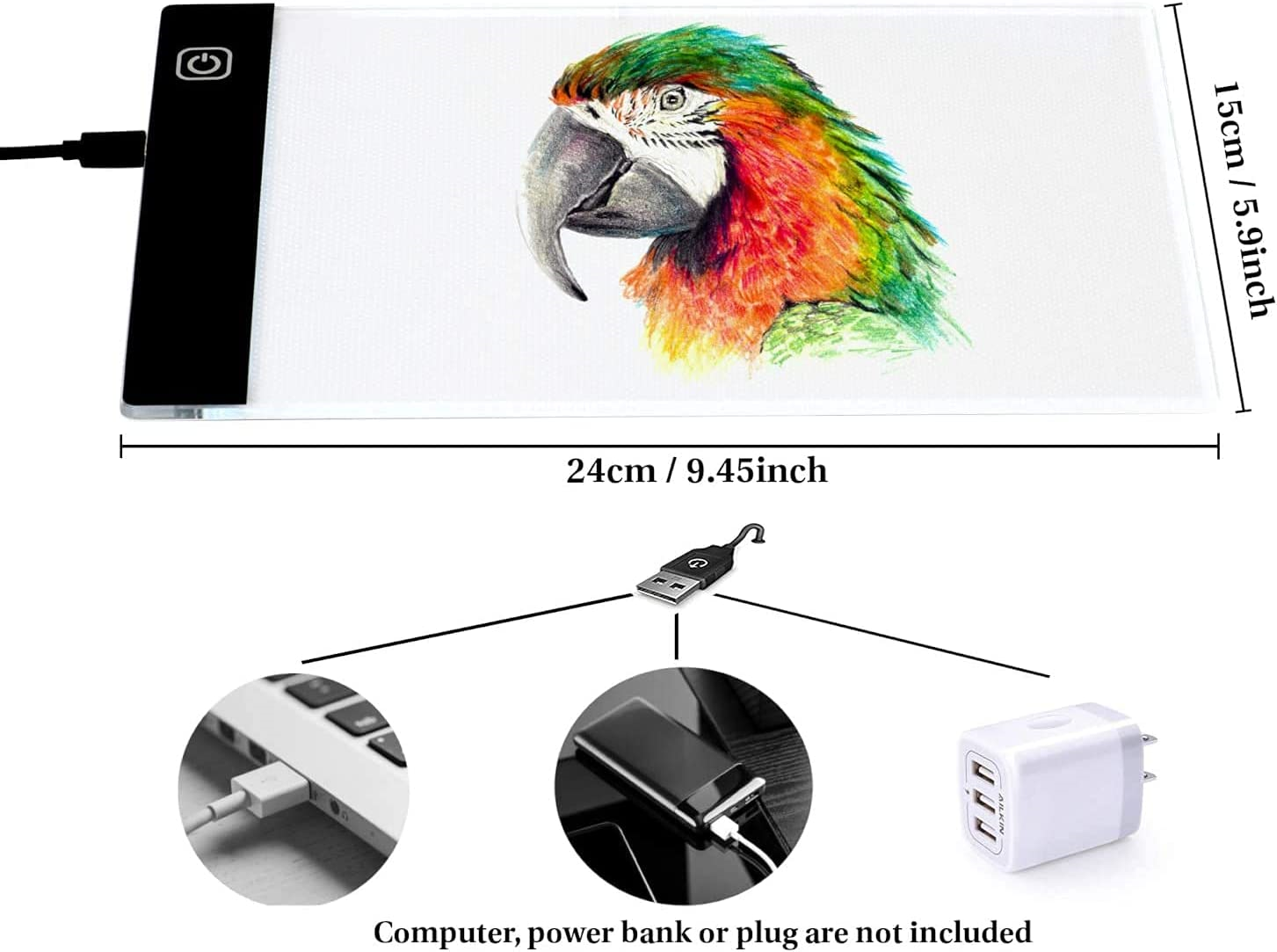 Flip Book Kit - LED Lightbox for Drawing and Tracing & 240 Sheets ...