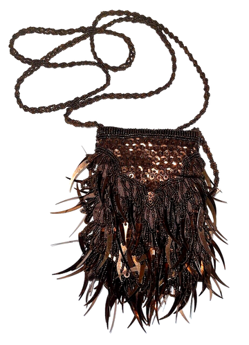 Hand Beaded and Sequence Bag Mini Purse with Beaded Strap Boho Formal ...