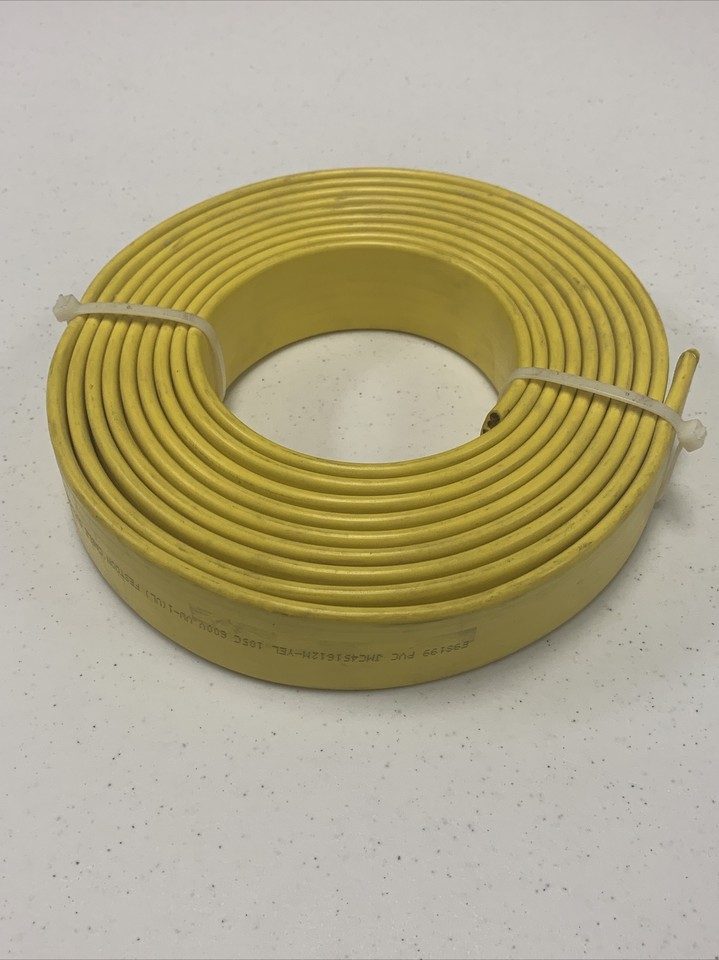 NEW, JMC451612M-YEL LL41103 105C 600V VW-1 CSA, 185 IN. FESTOON CABLE ...