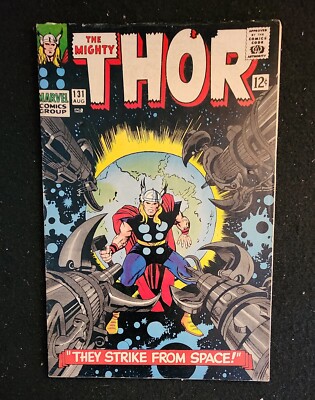 THOR #131 (Marvel Comics 1966) VG Jack Kirby Vince Colletta JANE FOSTER | eBay