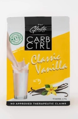 Gluta Lipo CLASSIC VANILLA Carb CTRL 10 Sachets X 21g | eBay