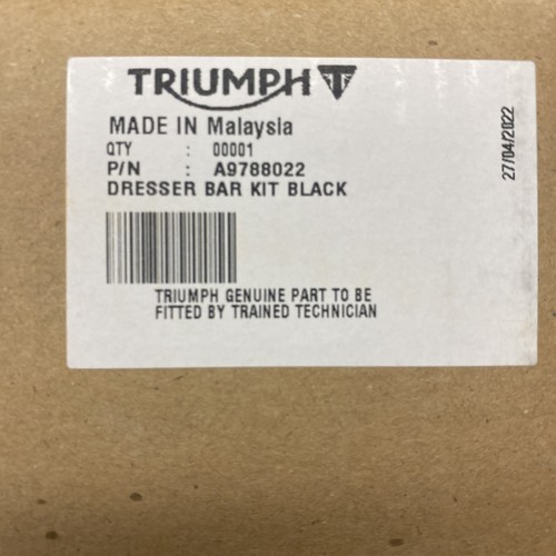 Triumph Motorcycles A9788022 Black Engine Dresser Bars Kit for sale ...