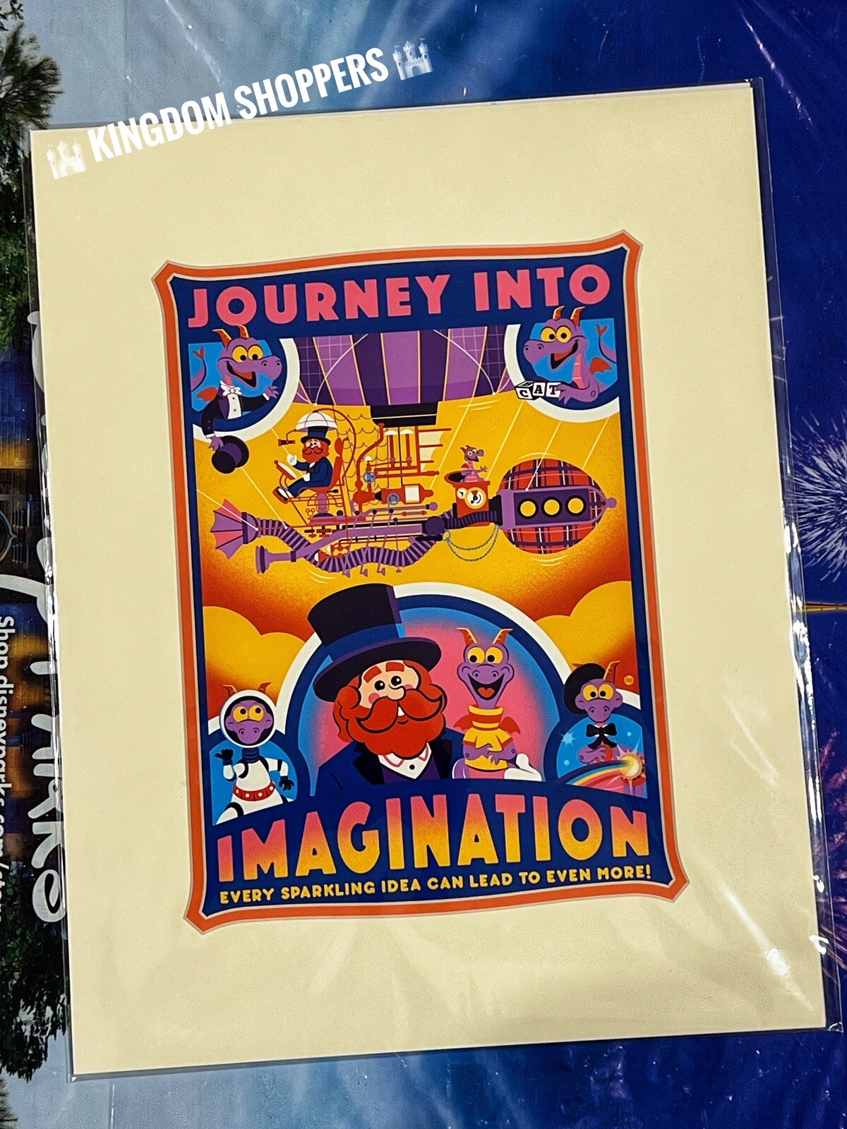 2024 Disney Parks Dave Perillo Epcot Figment Dreamfinder Ideas Print ...