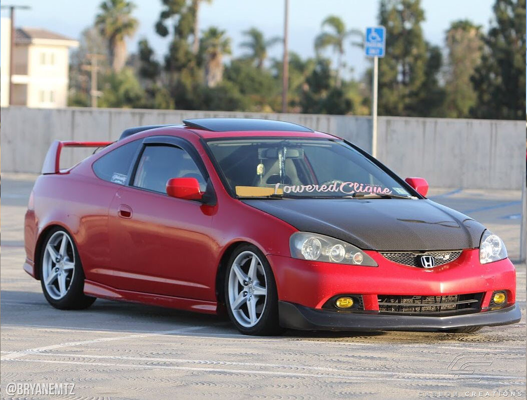 Slammed Red Rsx Type S