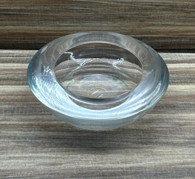Vintage Clear Glass Bowl Topper Saucer? | eBay
