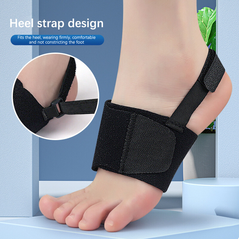 1Pair Arch Support Sleeves Plantar Fasciitis Heel Spurs Strap Foot Care ...