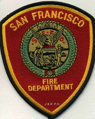 San Francisco Fire Dept., California (4" x 4.75" size) fire patch | eBay