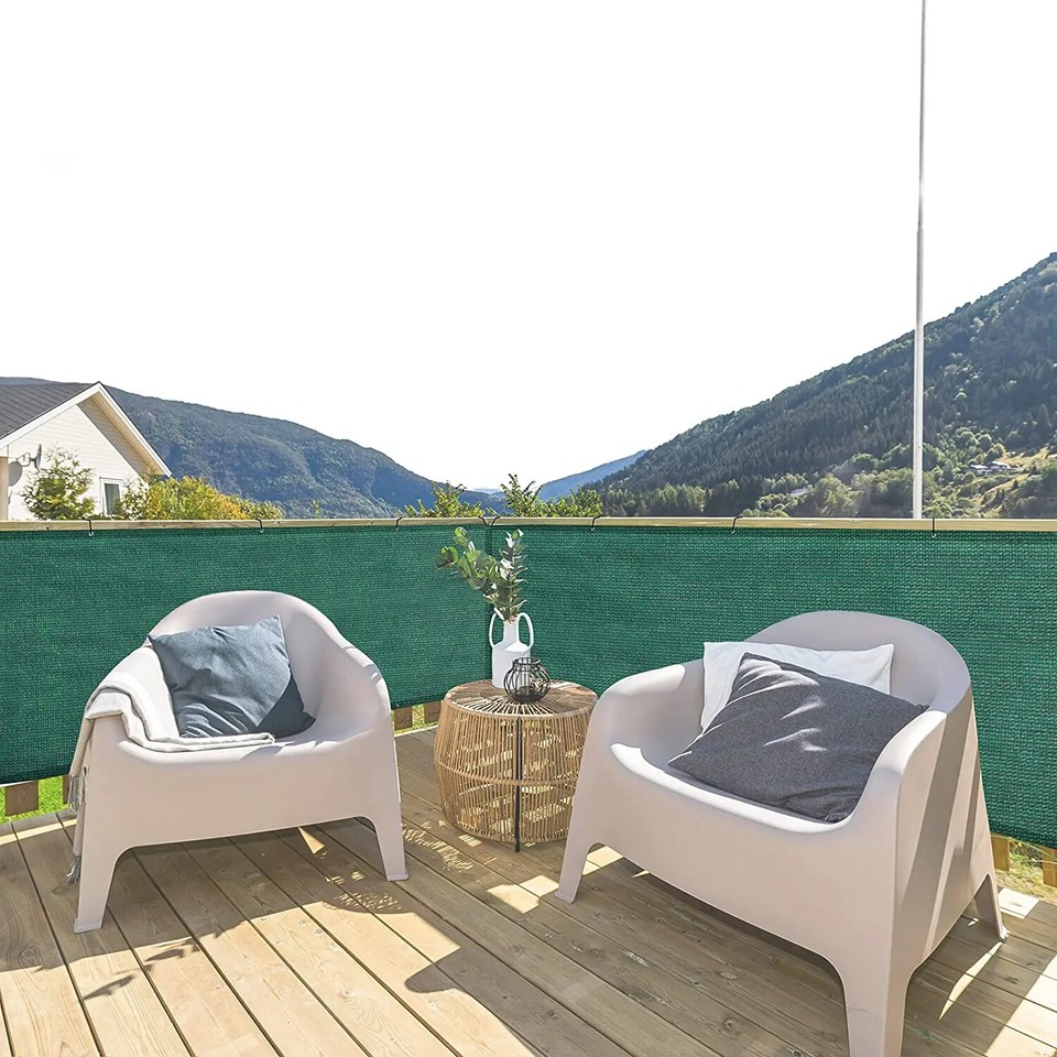 Green Fence Privacy Screen 50ft Shade Cover Heavy Duty Windscreen ...