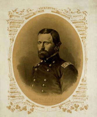Lieutenant General Ulysses S. Grant 1864 OLD PHOTO PRINT | eBay