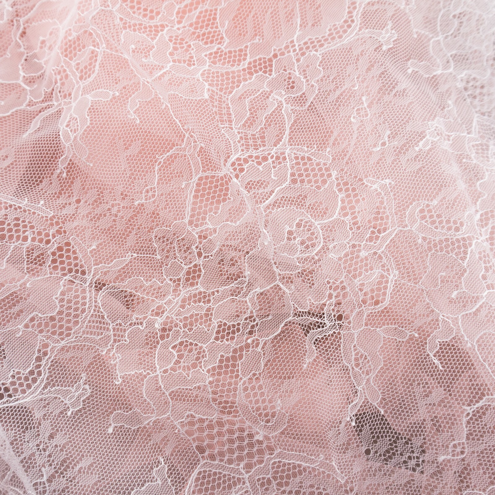 Tüll-Spitze sehr fein Brautkleid Ivory Stoff Meterware (24,90€/m) Art ...