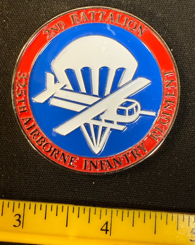 325th Airborne Infantry Regiment, 2nd Battalion, Challenge Coin, RARE ...