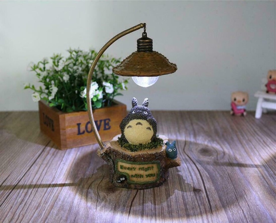 UK Anime Totoro Cartoon Desk Lamp Cute Night Light Lantern Gift Toy ...