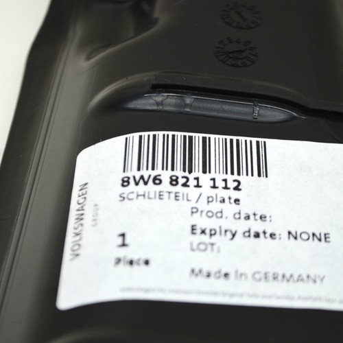 NEW OEM AUDI A5 CABRIO 8W6 FRONT RIGHT WING REAR PLATE COVER 8W6821112 ...