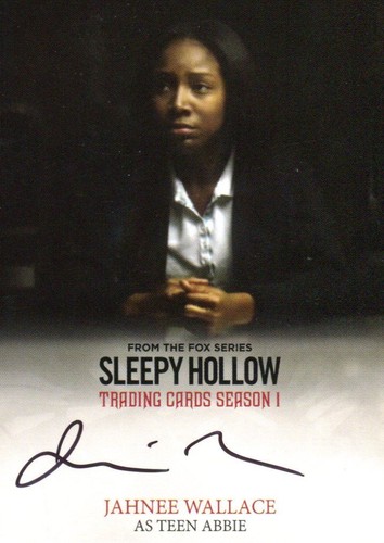 Sleepy Hollow Season One Jahnee Wallace as Teen Abbie JW Autograph Card ...