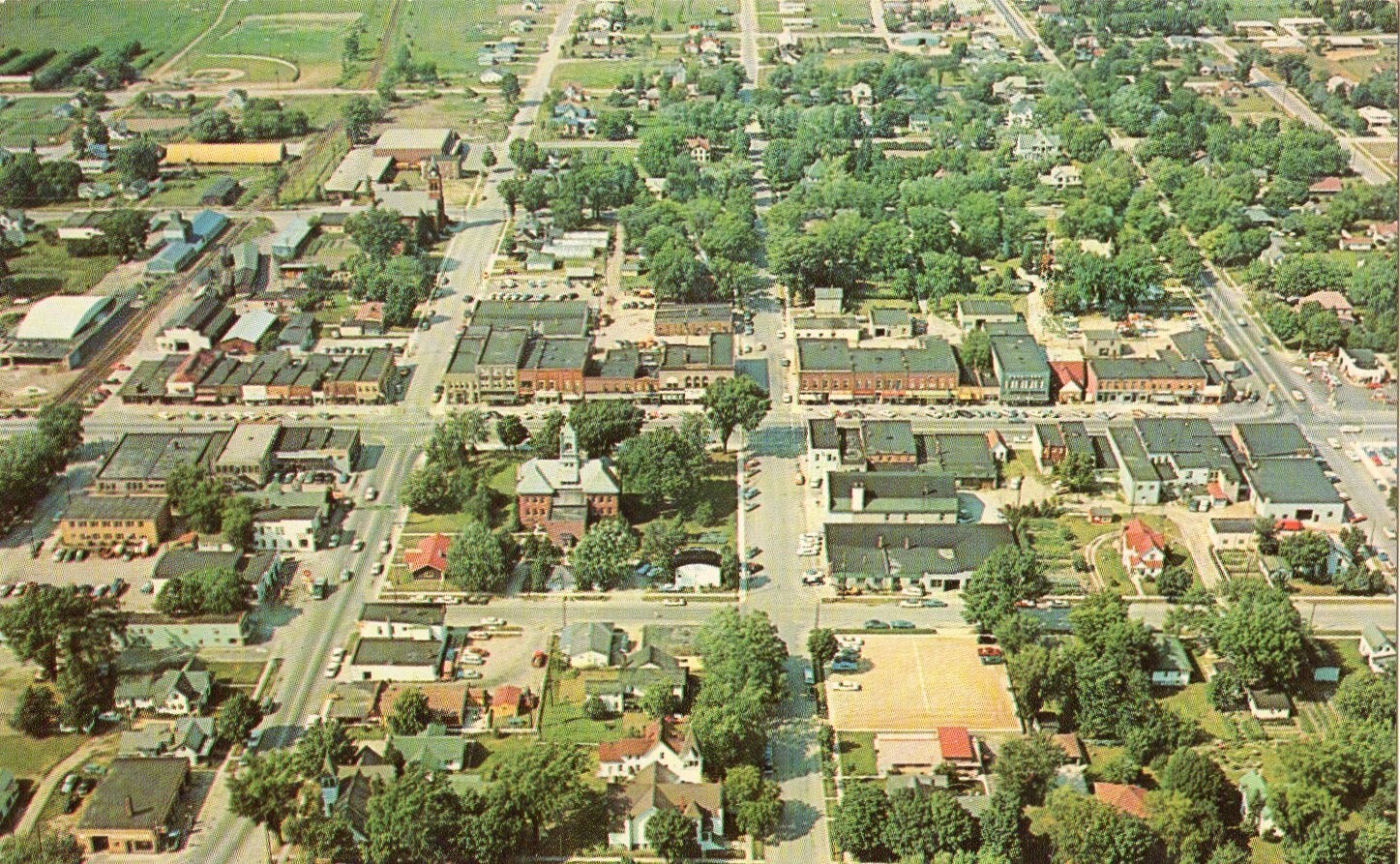 Aerial View of Gaylord MI OLD | eBay