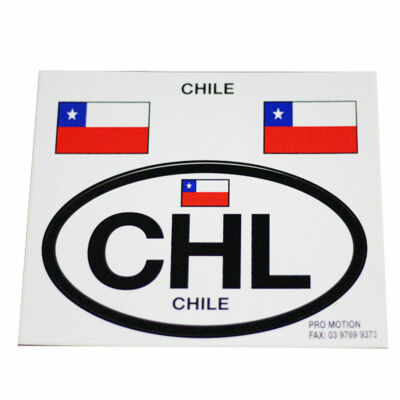 CHL Chile Country Code Sticker Decal Car Caravan Trailer Truck | eBay ...