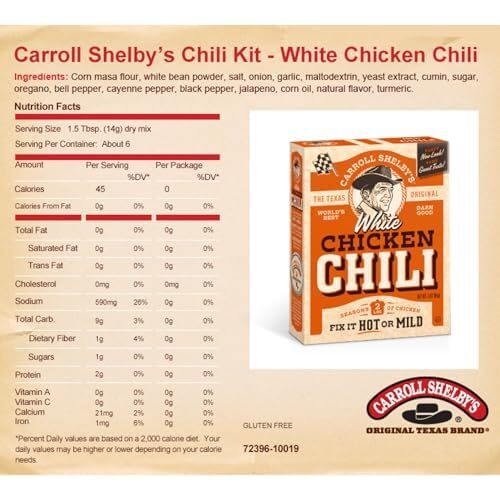 White Chicken Chili Kit 3oz Box (Pack of 8) | eBay