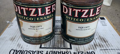 Ford Sapphire Blue Poly Ditzler Ditzco Enamel 1966 T Bird Color DQE ...