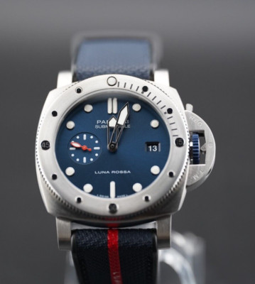 Panerai PAM01391 Luminor Submersible Quarantaquattro Luna Rossa Limited ...