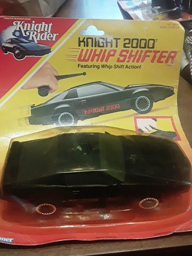 1984 Knight Rider KITT 2000 Whip Shifter Kenner Trans Am Sealed Package ...
