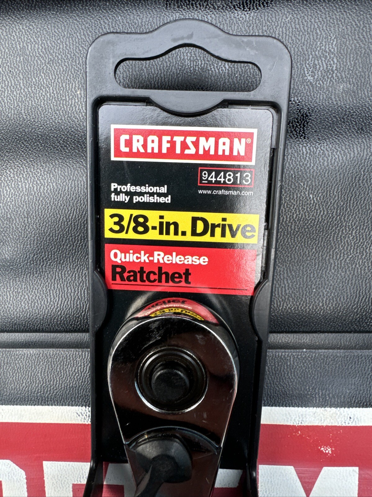 Craftsman 3/8 Drive Full Polish Tear Drop Ratchet - Part # 44813 for ...