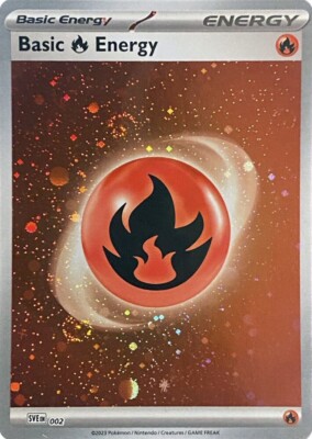 Basic Fire Energy (Cosmos Holo) 002 151 Mint Pokémon Card | eBay