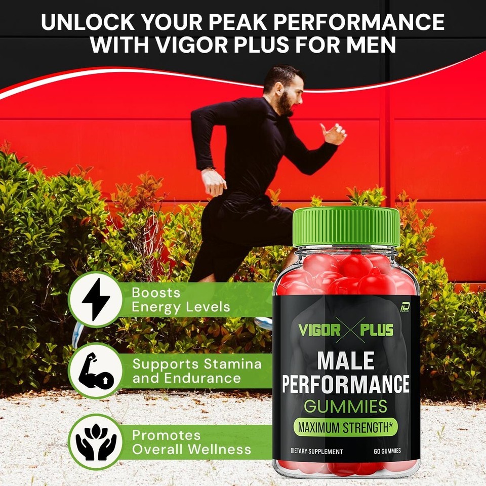 (3 Pack) Vigor Plus Gummies for Men-VigorPlus Maximum Performance, Daily Health | eBay