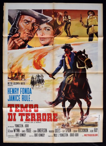 Manifesto Temps De Terroristes Henry Fonda Janice Rule Paige Oates ...