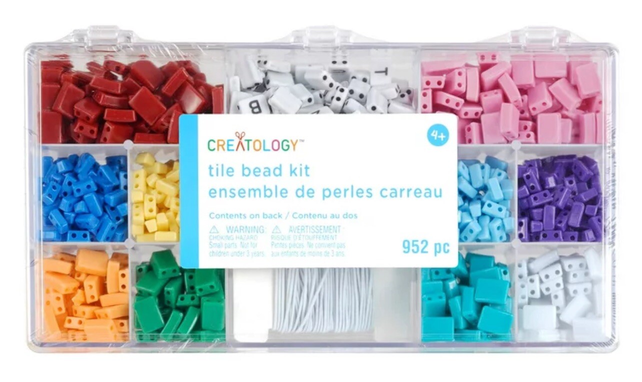 Creatology Summer Tile Bead Kit Crafting Necklace & Bracelet Kit DIY ...