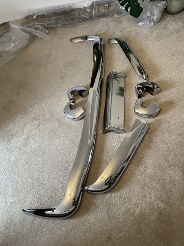 Rover P5 / P5B set of Front And Rear BumperS incl. Overriders - RE ...