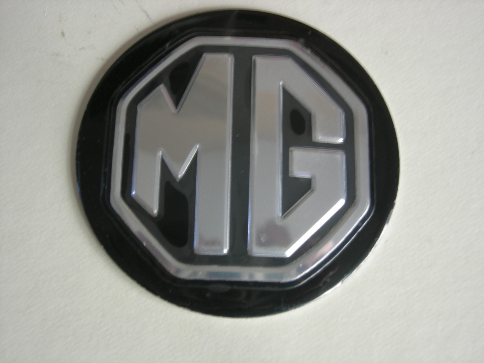 MG MGB MIDGET TD TC TF WHEEL CENTER CAP EMBLEMS ALUMINUM STICKERS CONED ...