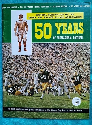 1969 Green Bay Packers 50 Years Pro Football Magazine VINTAGE | eBay