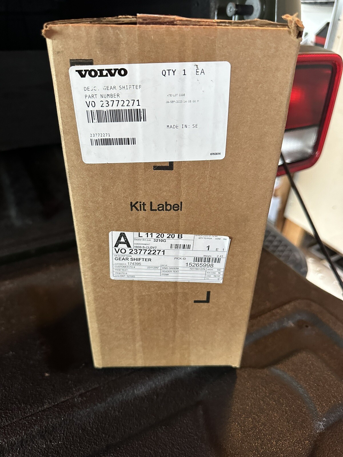 Volvo 23772271 Gear Selector Control Unit Genuine OEM Shifter I-shift ...