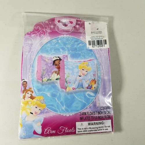 Disney Princess Cinderella Arm Floaties Inflatable 7" for Kids Inflates ...