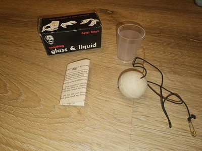 Vintage Royal Magic Glass and Liquid Magic Trick w Original Box ...