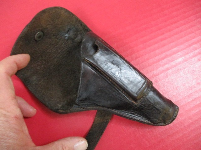 WWII French Military Leather Belt Holster for Unique Model 16 Pistol ...