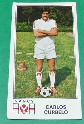 N°165 CARLOS CURBELO AS NANCY LORRAINE ASNL PICOT PANINI FOOTBALL 77 ...