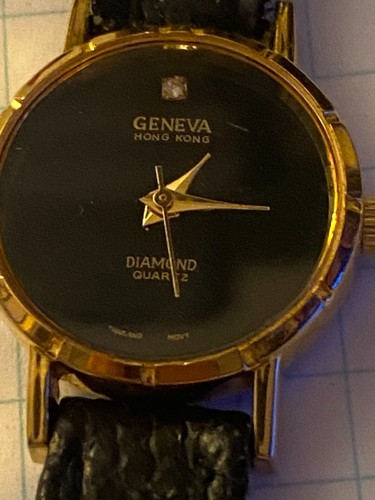 Vintage Geneva Diamond Ladies watch, running w/new battery | eBay
