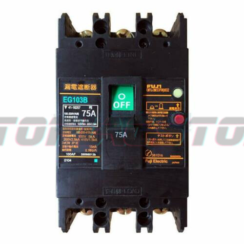 New Fuji EG103B 75A Circuit Breaker 1PC Free Shipping | eBay