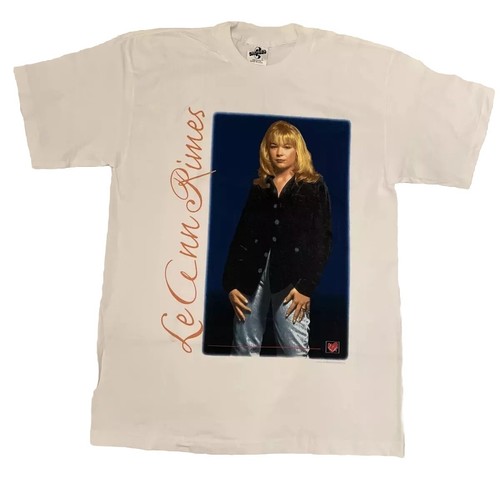 Vintage 90s T Shirt Leann Rimes Solo Country Band Tee Size Large 1997 ...
