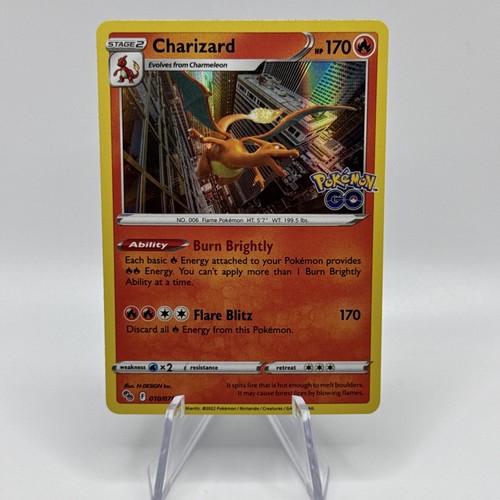 Pokémon TCG Charizard Pokemon GO 010/078 Holo Holo Rare | eBay