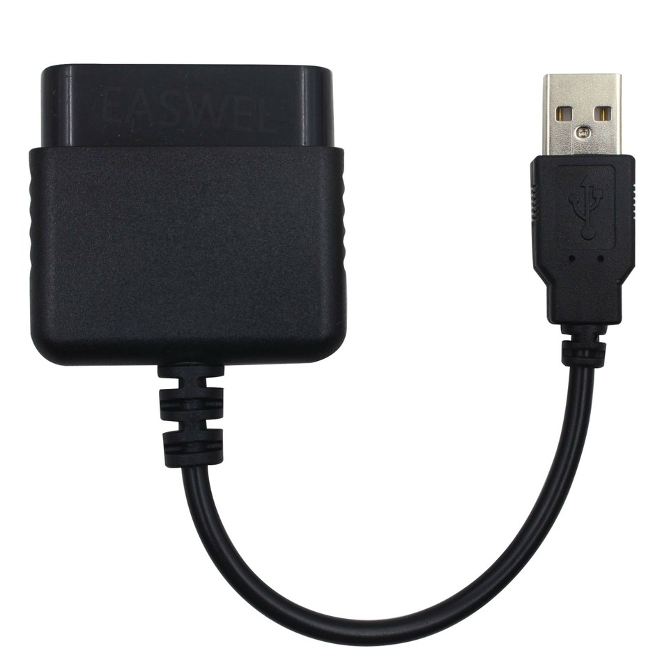 For PS2 to PS3 PC USB Controller Converter Adapter Cable PS2 Guns/Dance ...