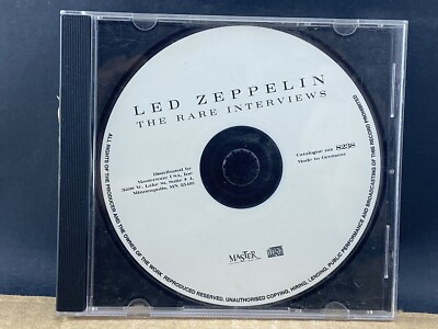Led Zeppelin, The Rare Interviews CD ONLY CD, MULTIPLE CD'S SHIP FREE ...