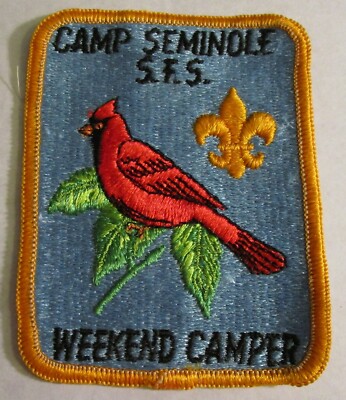 Boy Scout Patch South Florida Camp Seminole Weekend Camper | eBay