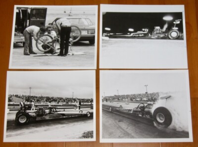 Vintage 1970's JERRY RUTH Top Fuel NHRA 8x10 Press Photo Lot Of 4 | eBay