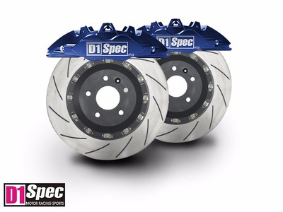 D1 Front RS BLUE Forged Big Brake Kit 4pot Front for 2011+ Ford Focus S ...