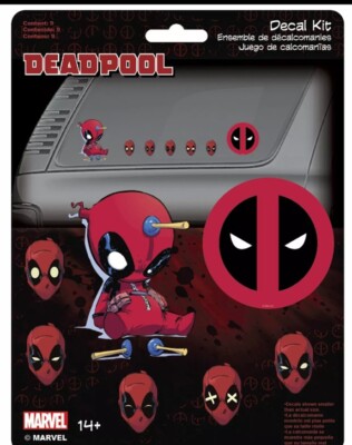 Marvel Comics Deadpool Car Window Decal Sticker Auto Pack of 9 | eBay
