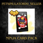 Ninja Card Pack x200 - Roblox - Pet Simulator 99 - PS99 | eBay