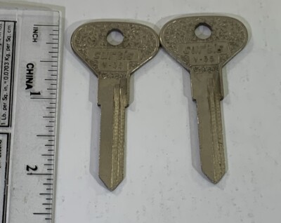 Blank Key Curtis V-35 Appx. 2.25” Uncut Volkswagen Lot of 2 | eBay