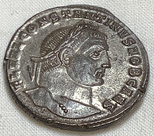 Large Silvered Ancient coin of Constantius. XF/AU! 9.6g 26mm | eBay